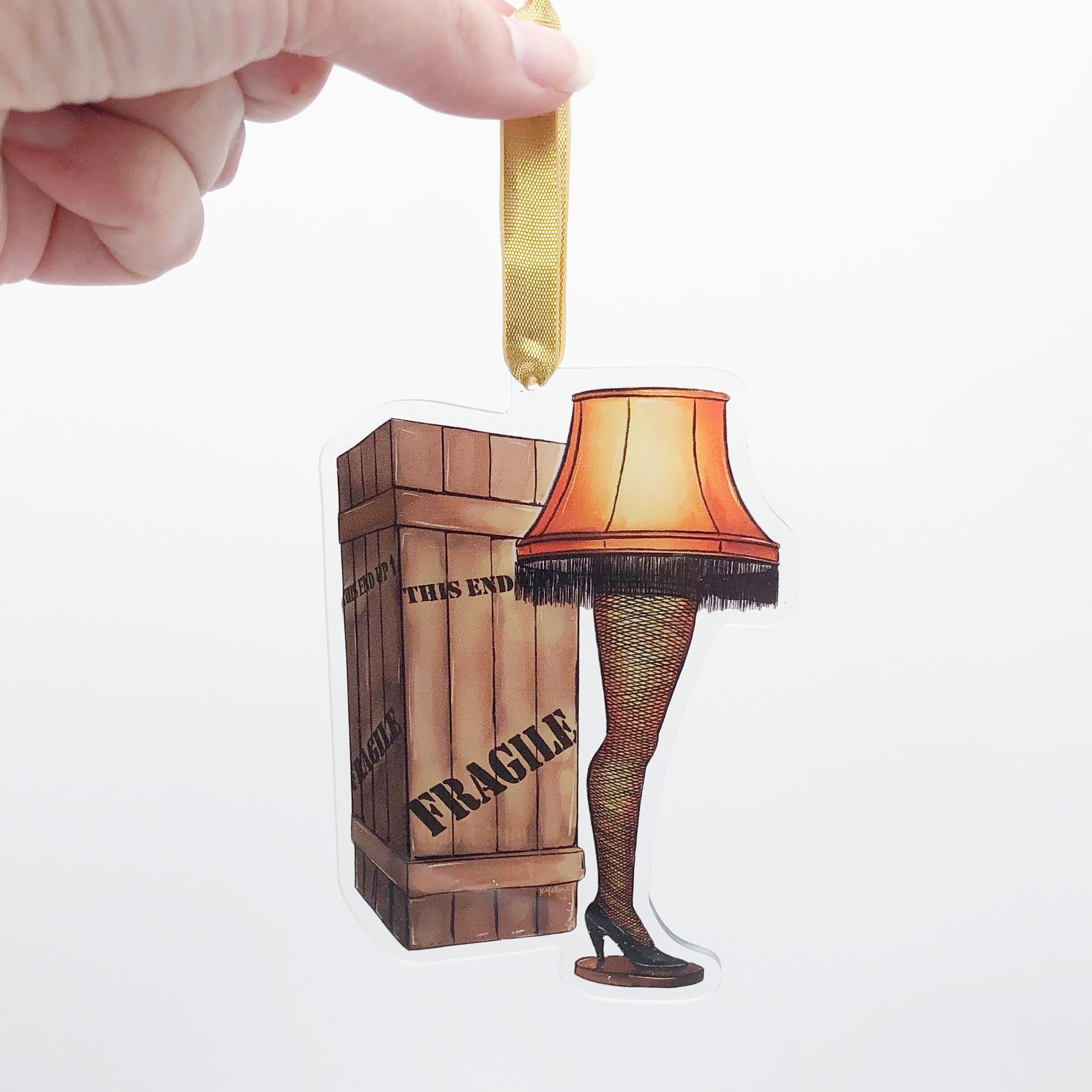 Acrylic Leg Lamp Ornament-Christmas Story Fragile Tree Decor – Home ...